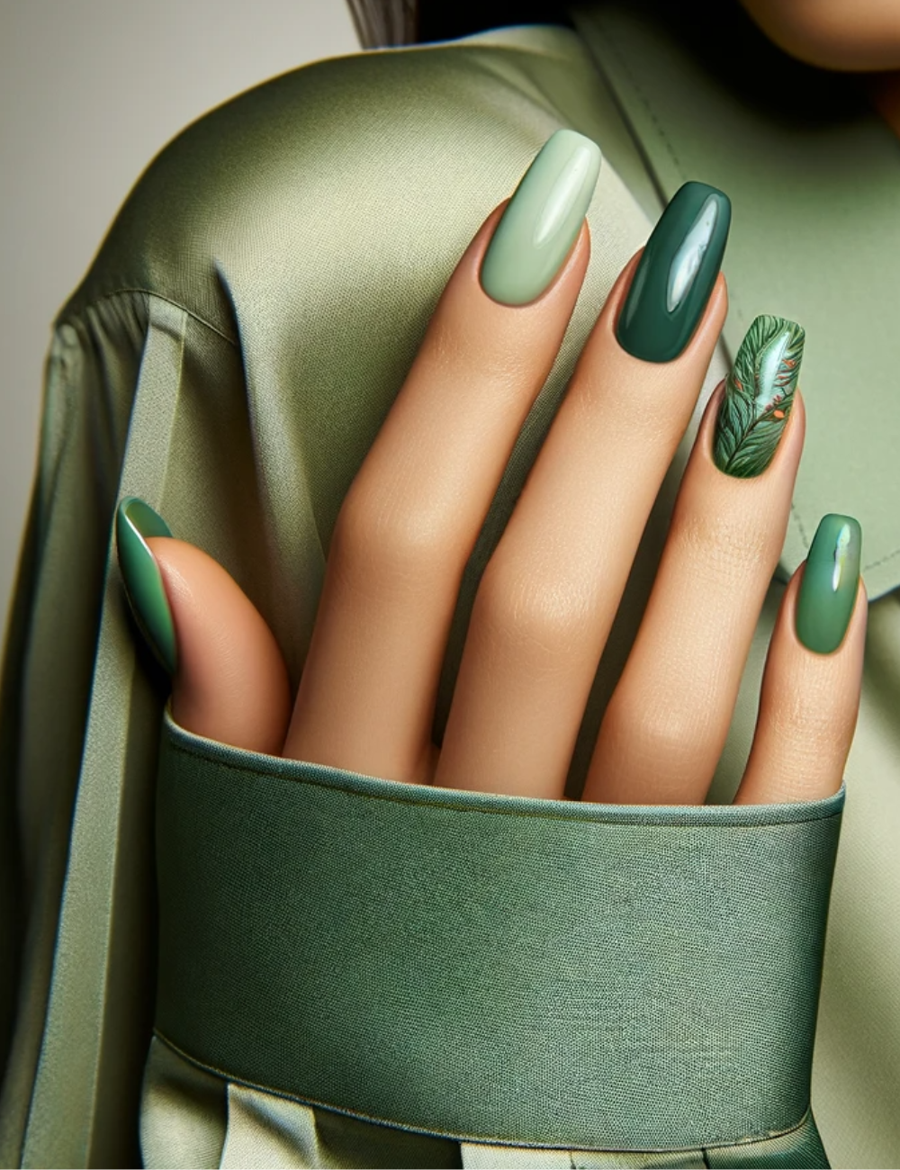 53 Stunning Emerald Green Nails