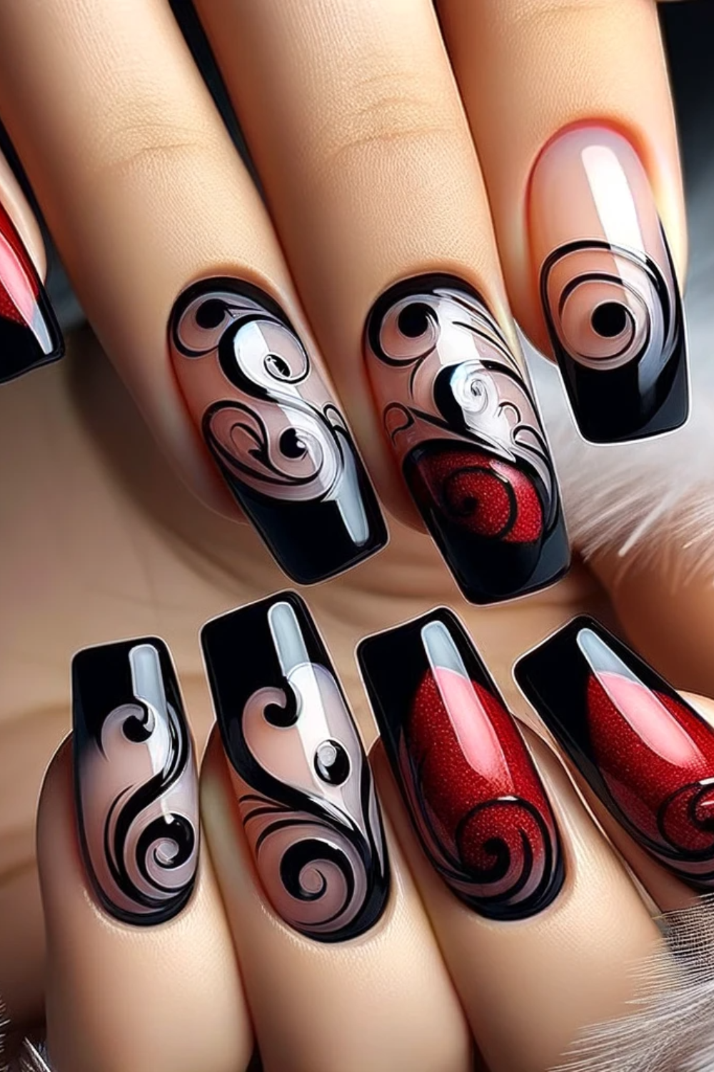 39 Stunning Black French Tip Nails You Have To Try