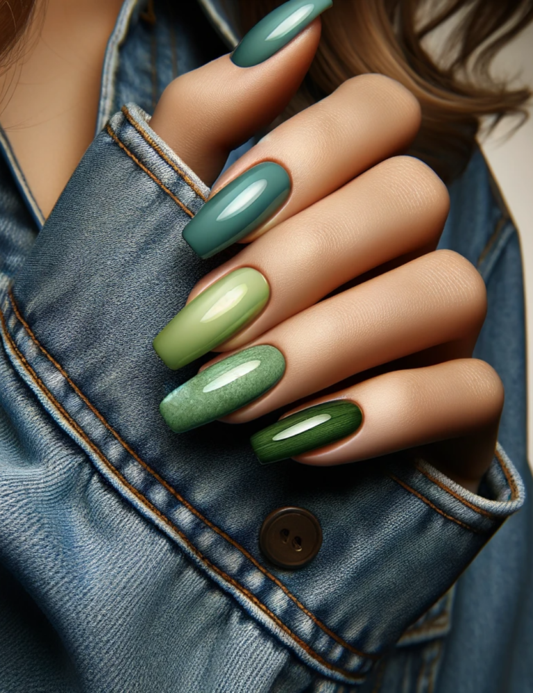 53 Stunning Emerald Green Nails