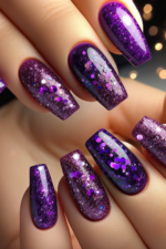 39+ Purple Nails That We'll Make A Grape Show
