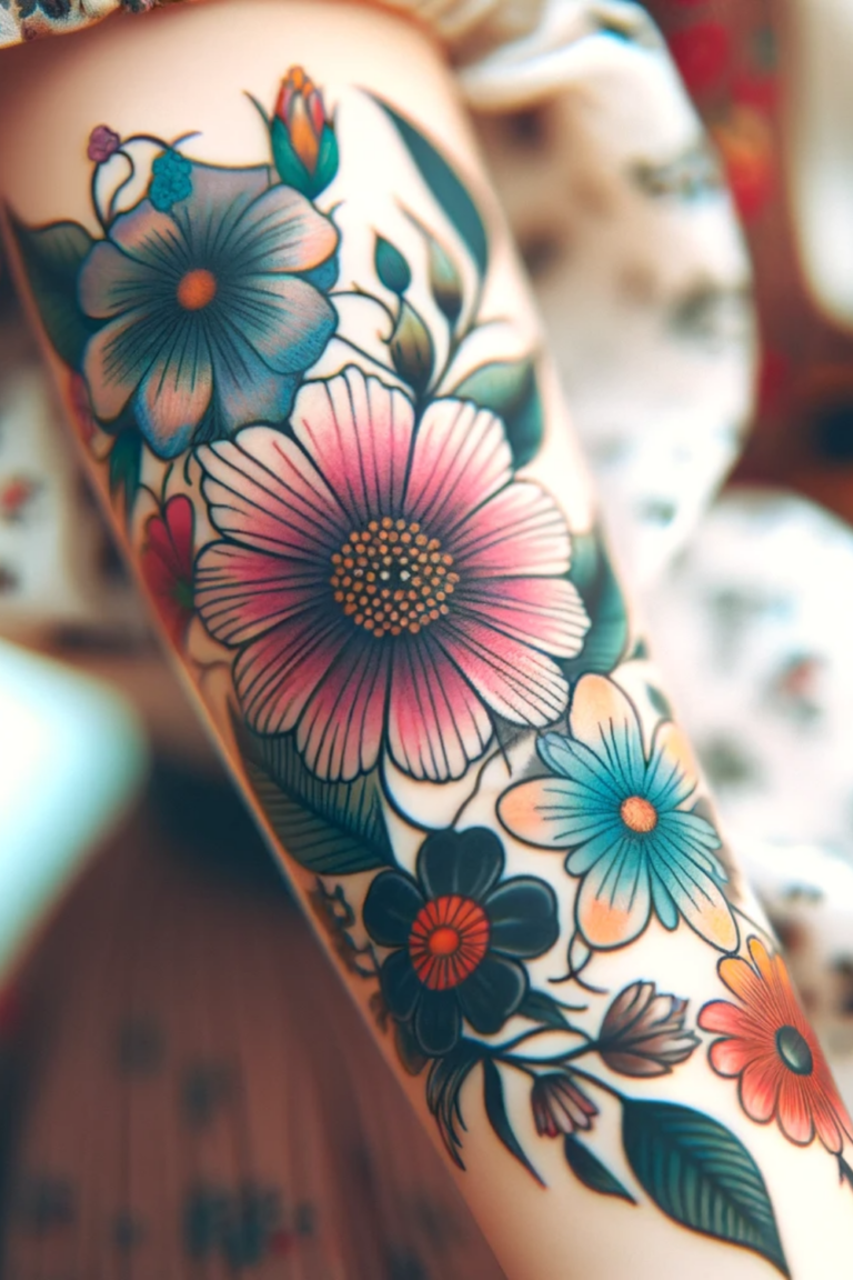 39 Flower Tattoos: Experience The Flower Power