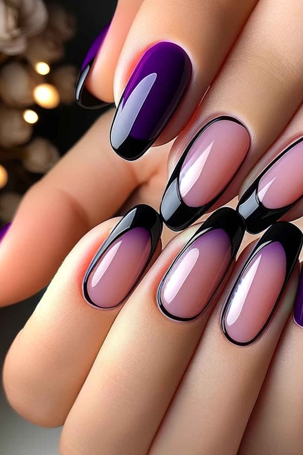 39 Stunning Black French Tip Nails You Have To Try