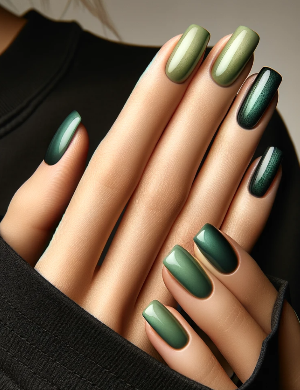 53 Stunning Emerald Green Nails