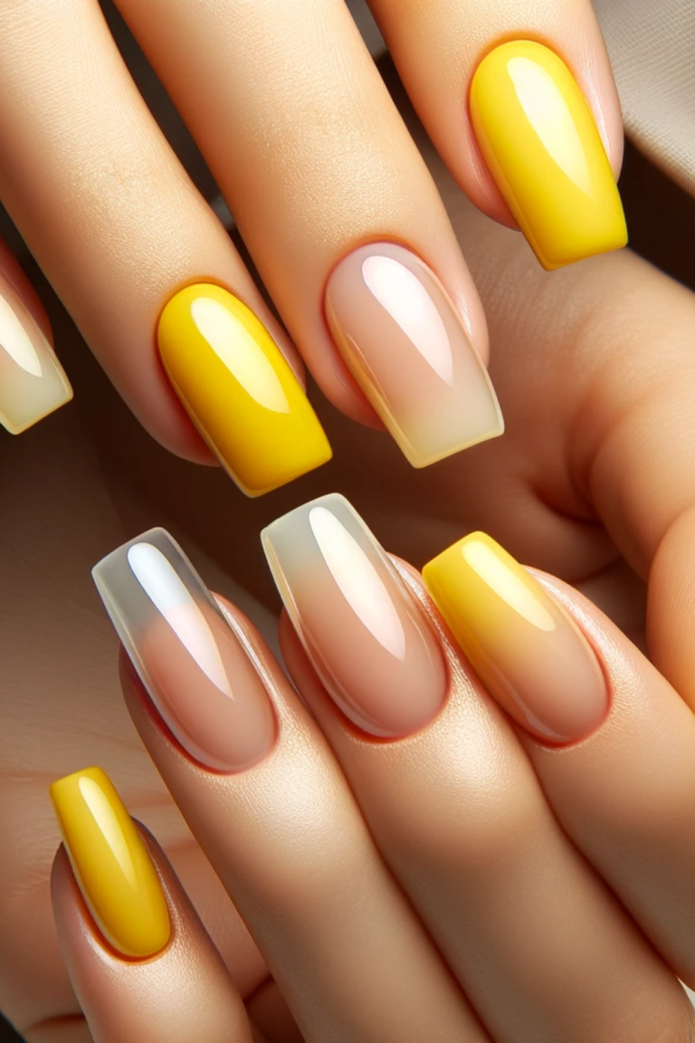 37 Yellow Nails Bringing A Ray Of Sunshine
