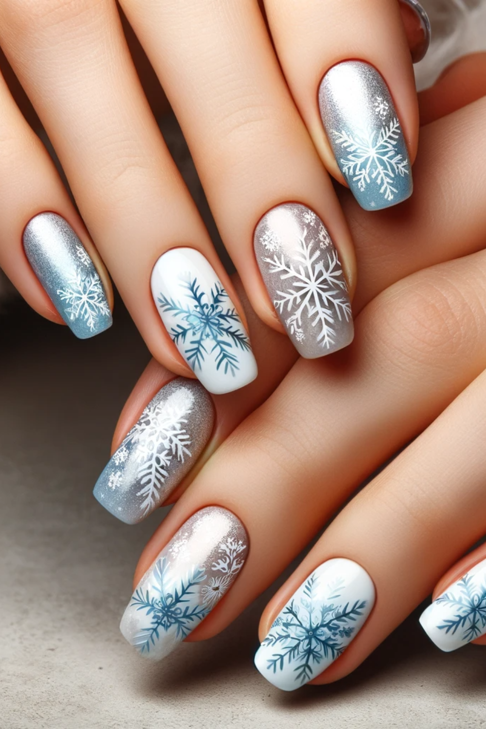 23 Snowflake Nails That Are Mesmerizing