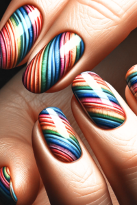 37 Dazzling Rainbow Nails to Brighten Your Day!