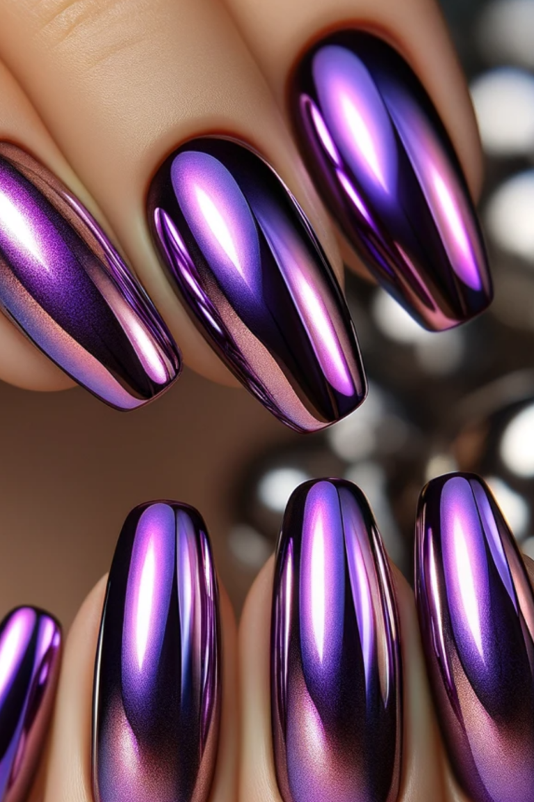 39+ Purple Nails That We'll Make A Grape Show