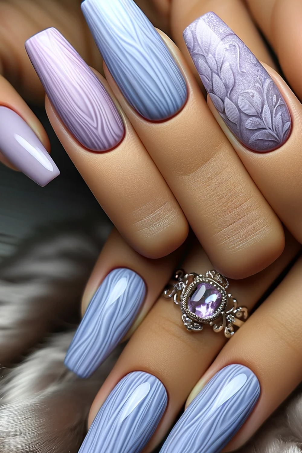39+ Purple Nails That We'll Make A Grape Show