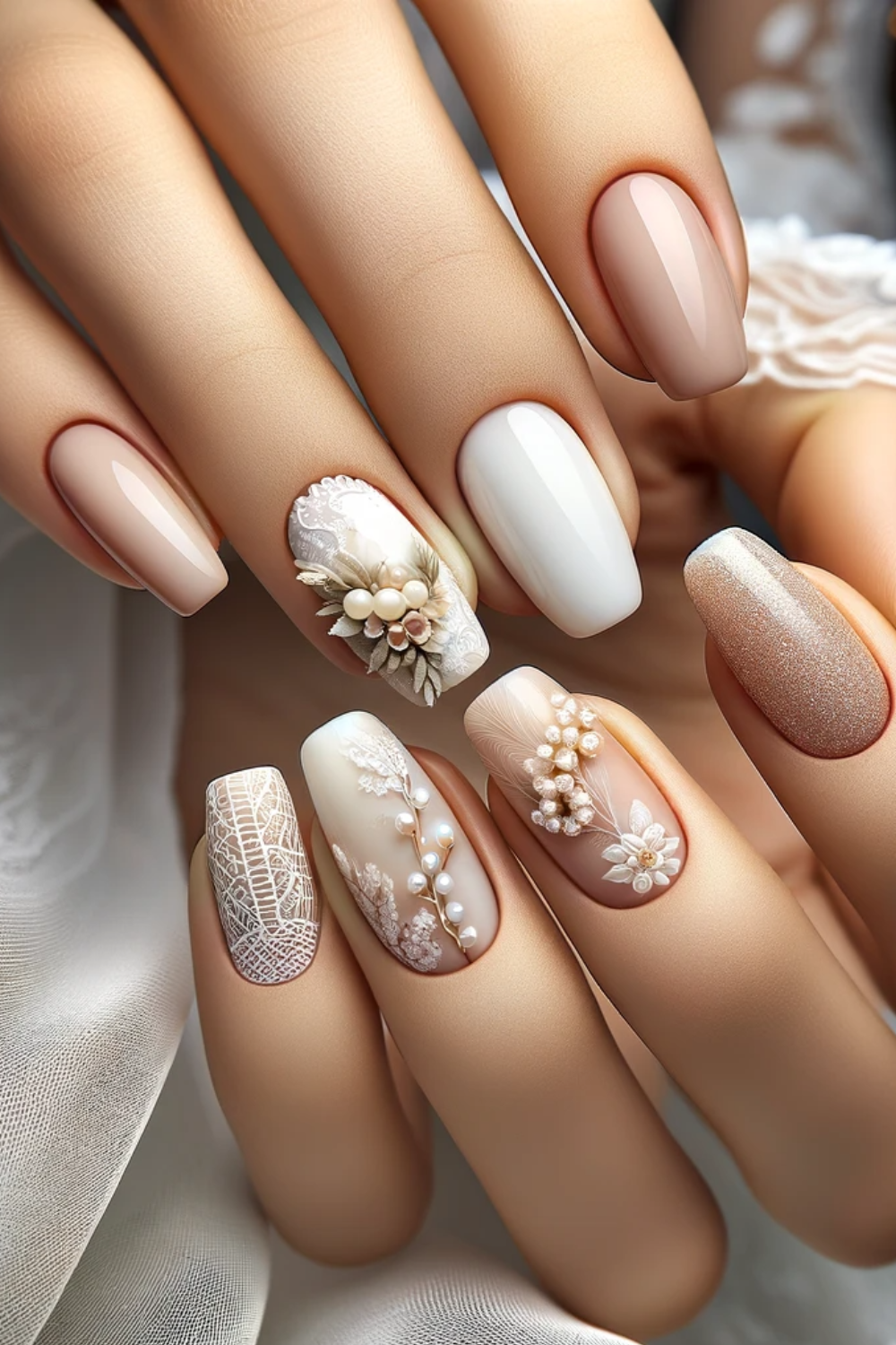 43 Wedding Nails That'll Have You Saying "I Do"
