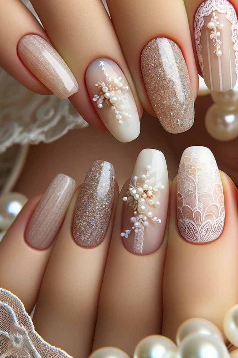 43 Wedding Nails That'll Have You Saying "I Do"