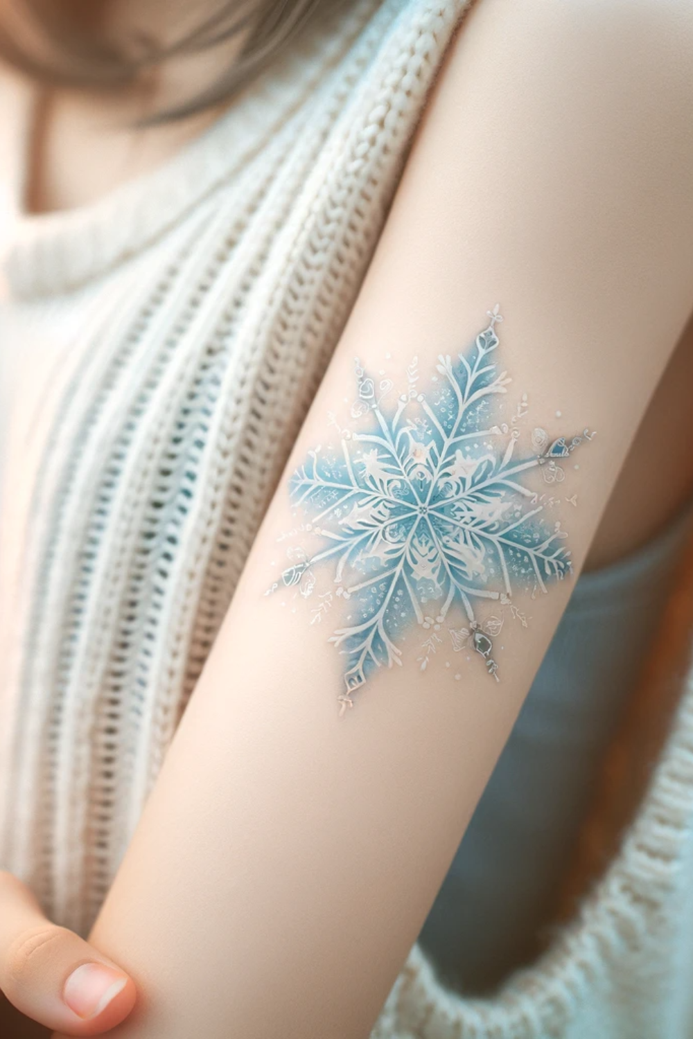 Christmas Tattoos That'll Have You Making Snow Angels