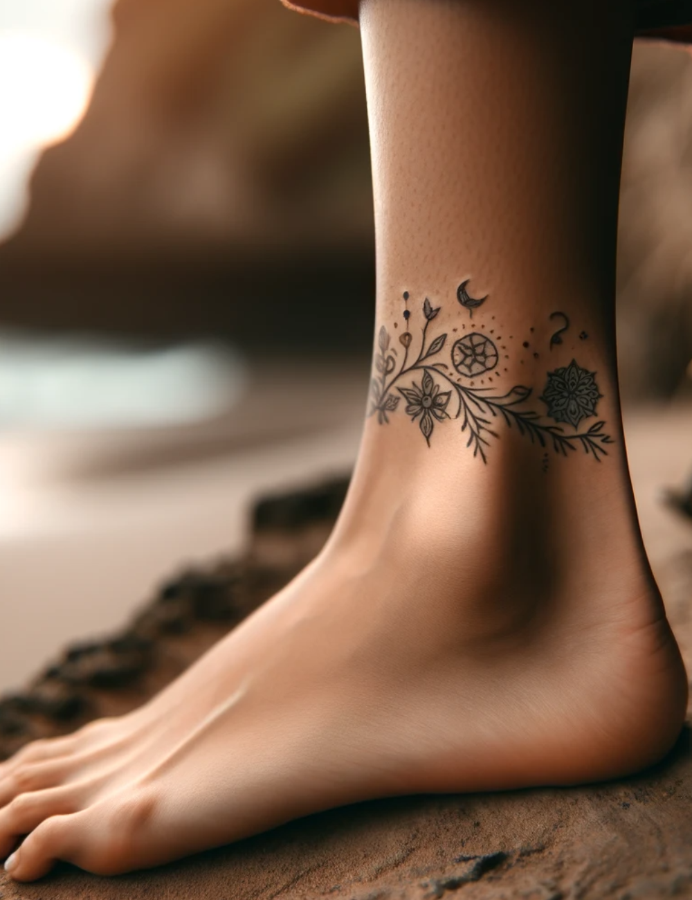 53 Ankle Tattoos: Tiny Canvases, Big Statements
