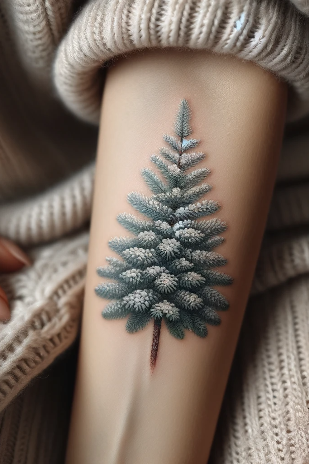 Christmas Tattoos That'll Have You Making Snow Angels