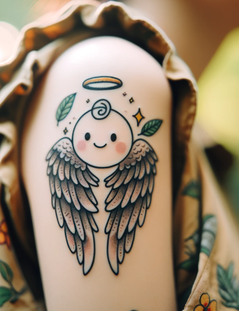 39 Heavenly Angel Tattoo Inspiration: Wings of Ink