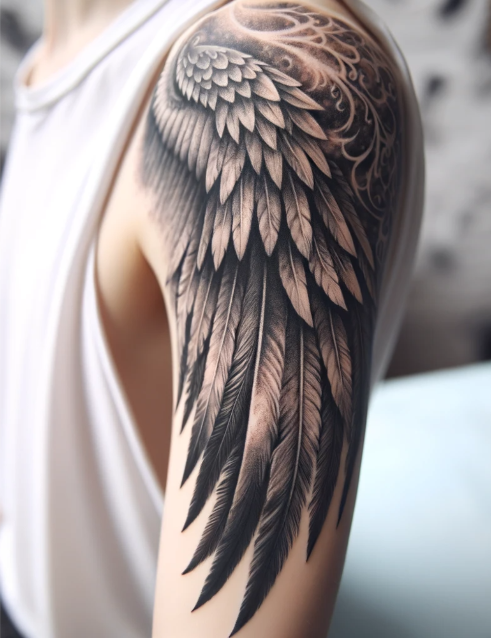 39 Heavenly Angel Tattoo Inspiration: Wings of Ink