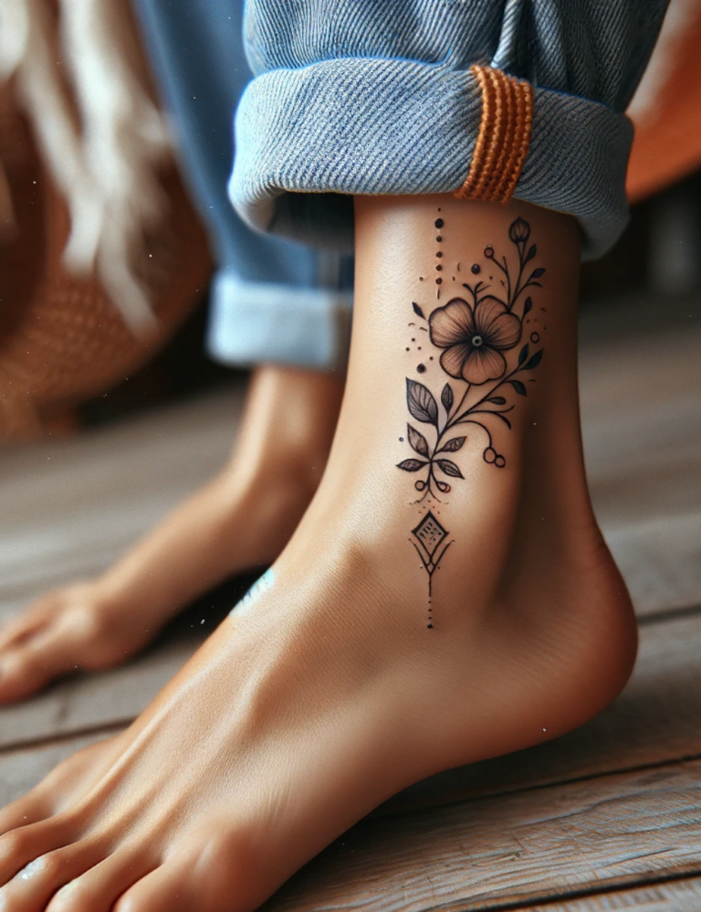 53 Ankle Tattoos: Tiny Canvases, Big Statements