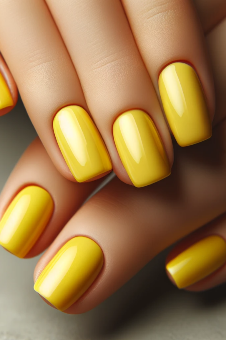 37 Yellow Nails Bringing A Ray Of Sunshine