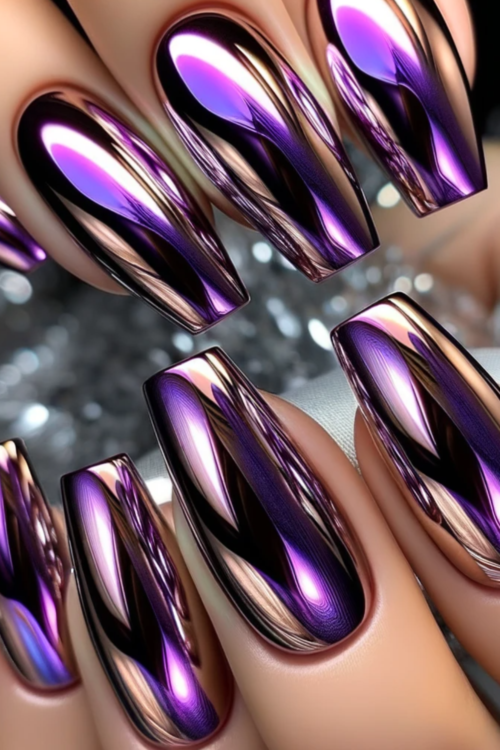 39+ Purple Nails That We'll Make A Grape Show