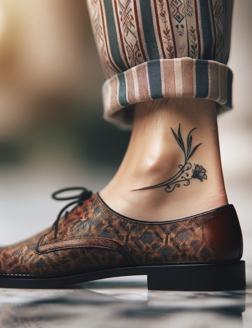 53 Ankle Tattoos: Tiny Canvases, Big Statements