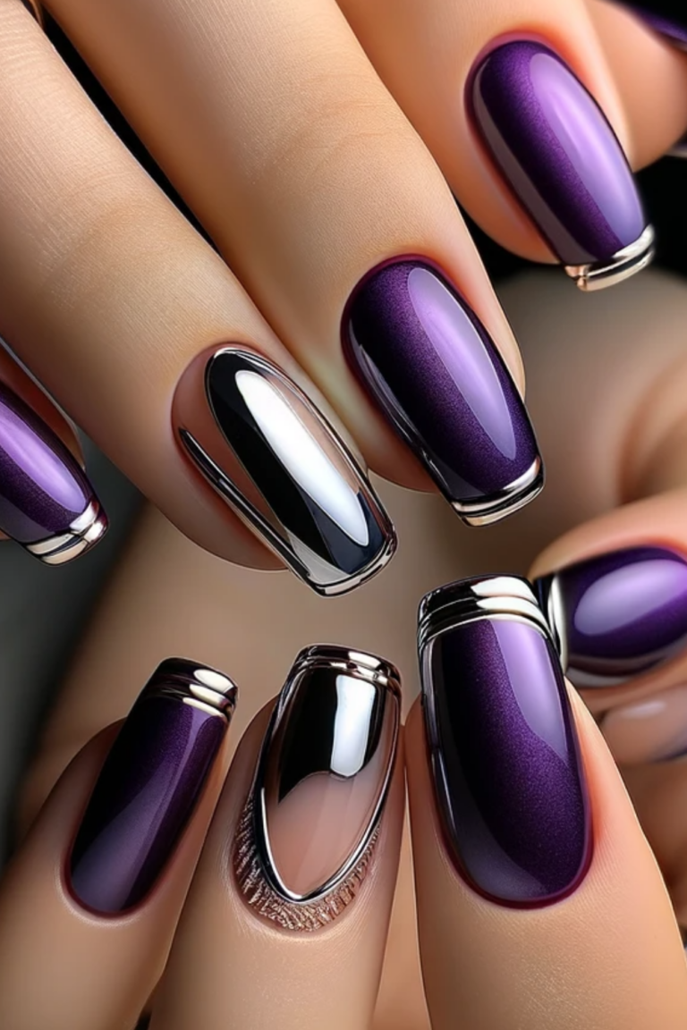 39+ Purple Nails That We'll Make A Grape Show