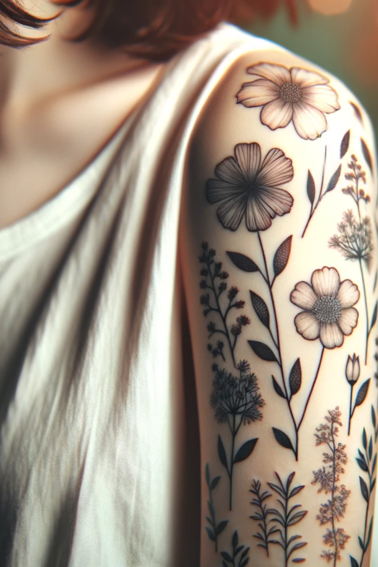 39 Flower Tattoos: Experience The Flower Power