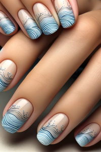 Beach Nails Dive into Ocean-Inspired Nail Art