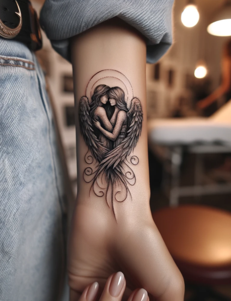 39 Heavenly Angel Tattoo Inspiration: Wings of Ink