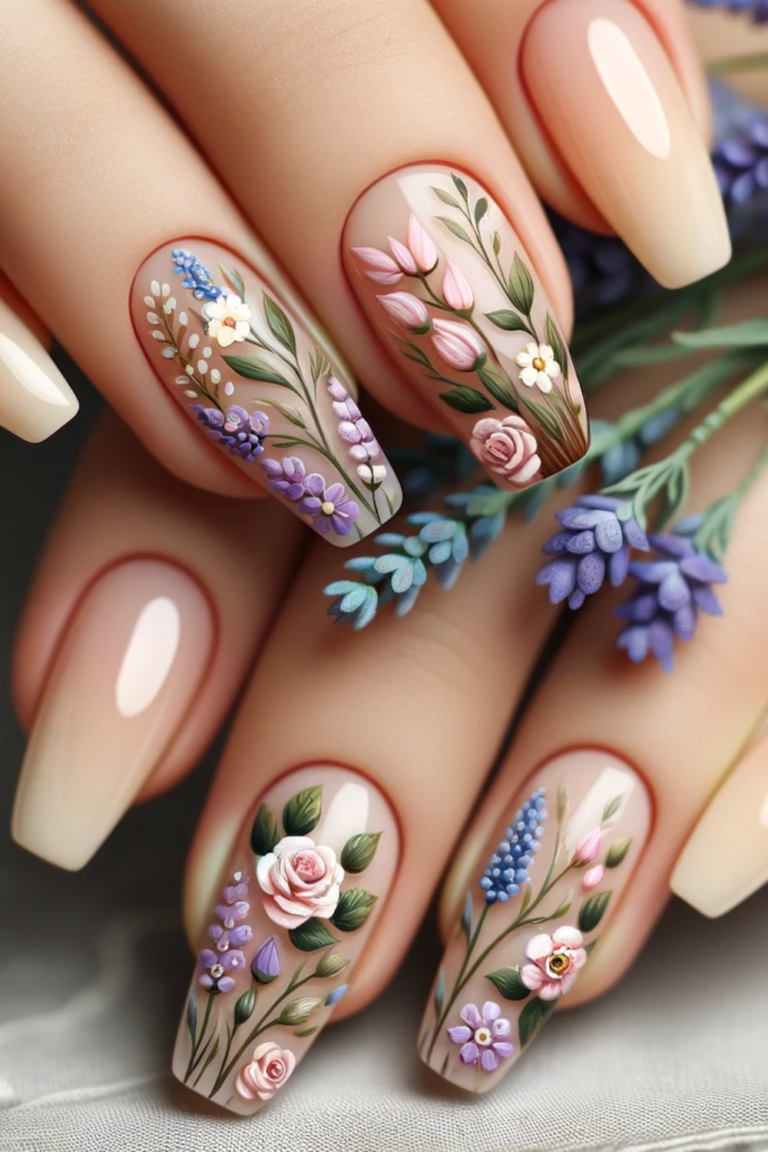 39 Flower Nails That Are Absolutely Blooming