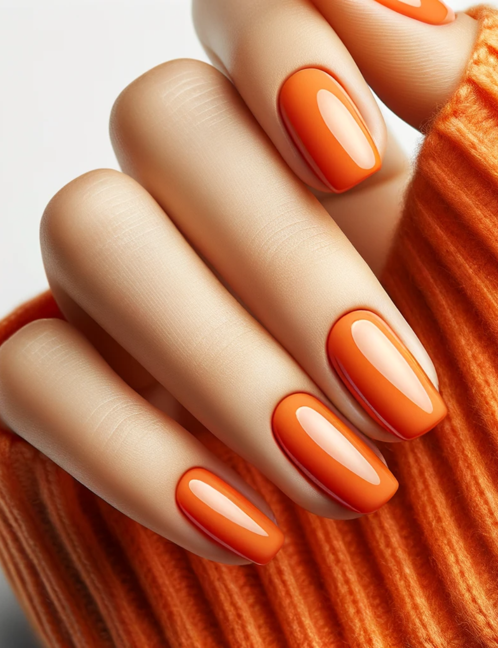 33 Orange Nails That Are Juicy And Hot