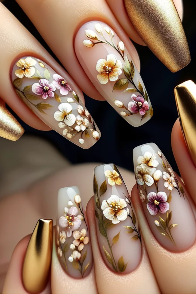 39 Flower Nails That Are Absolutely Blooming