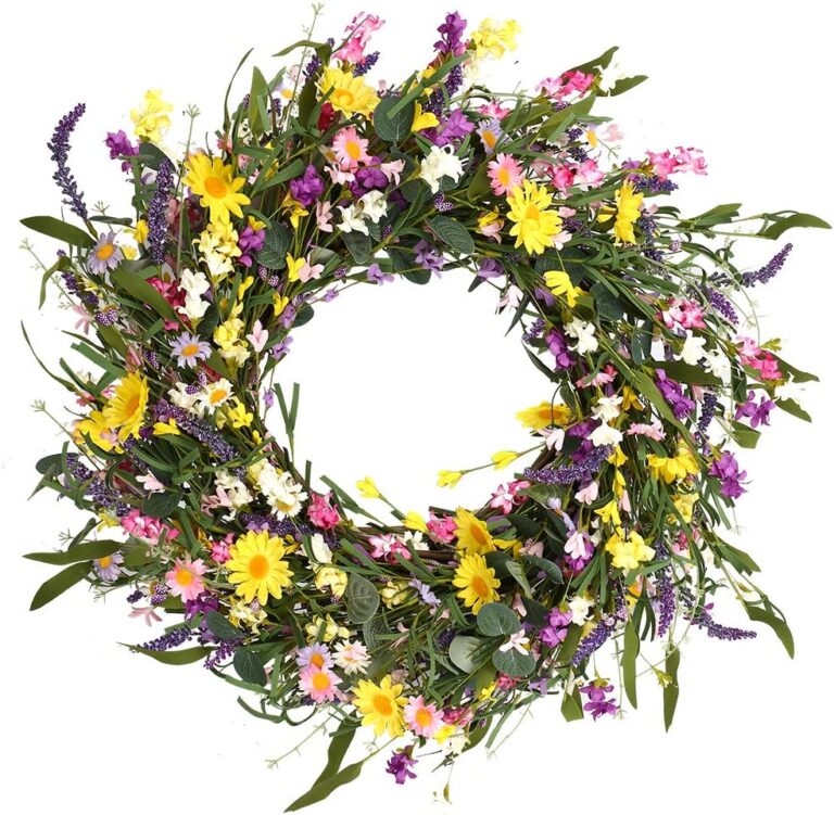 28 Unique And Welcoming Spring Wreath Ideas To Brighten Up Your Home