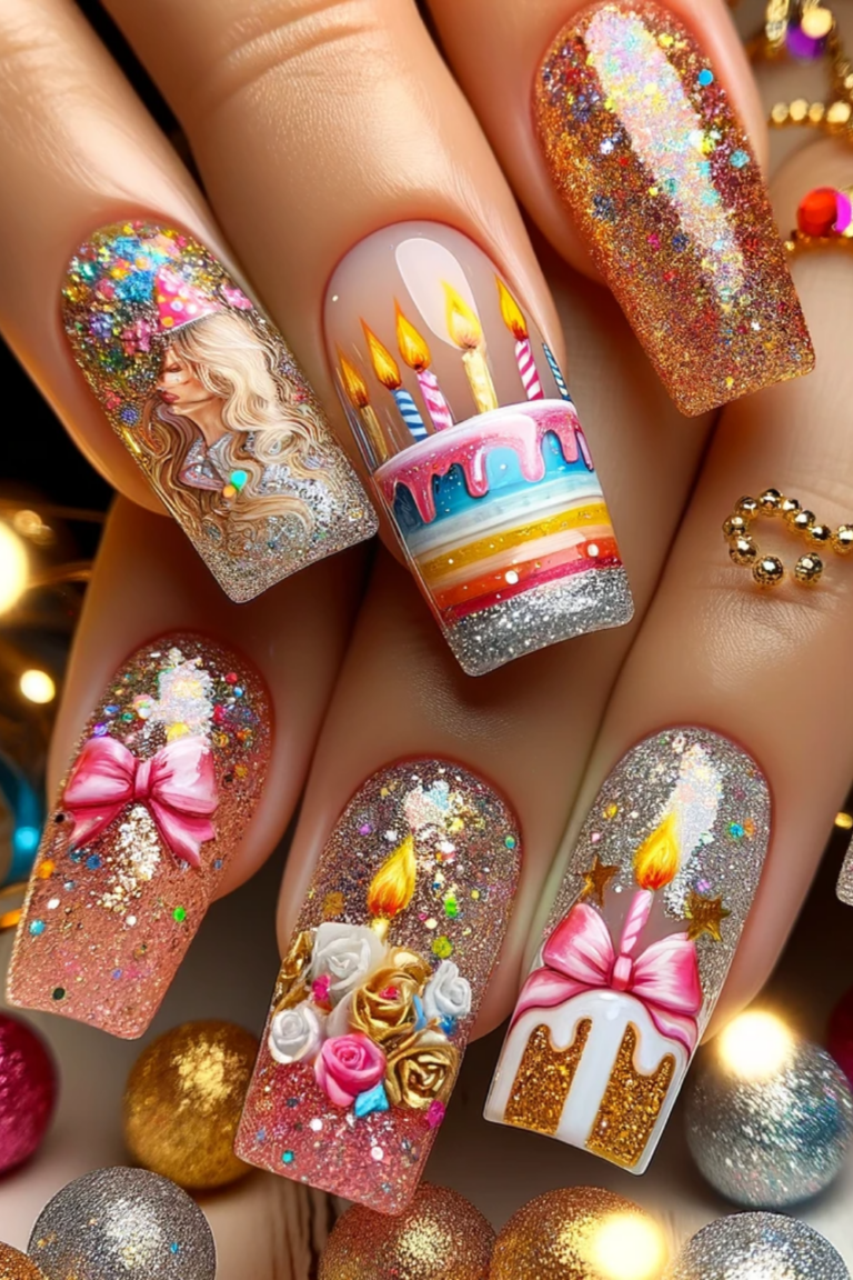 33 Birthday Nails to Celebrate Your Special Day