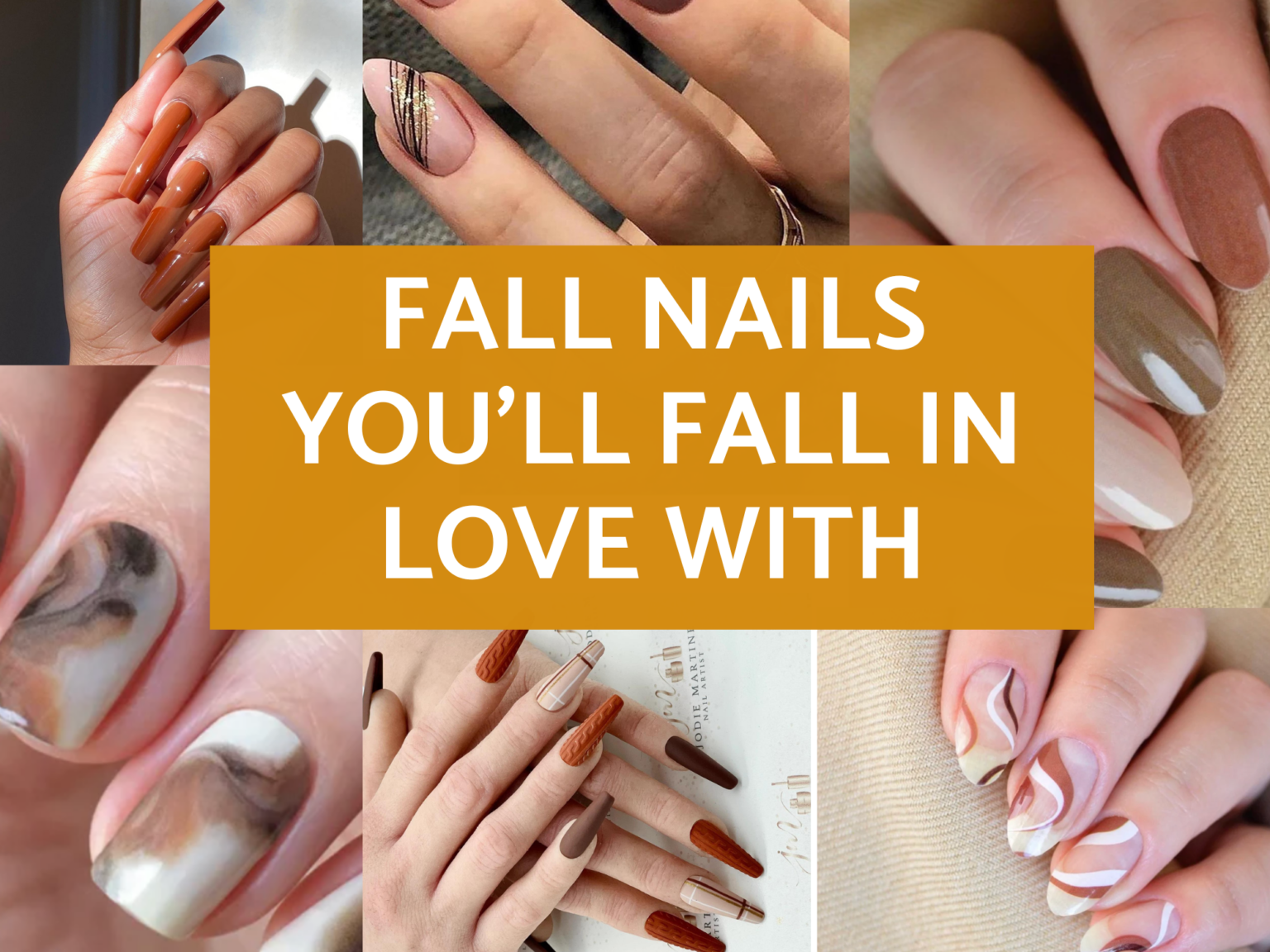 38 Fall Nails And Fall Nail Ideas You'll Fall In Love With