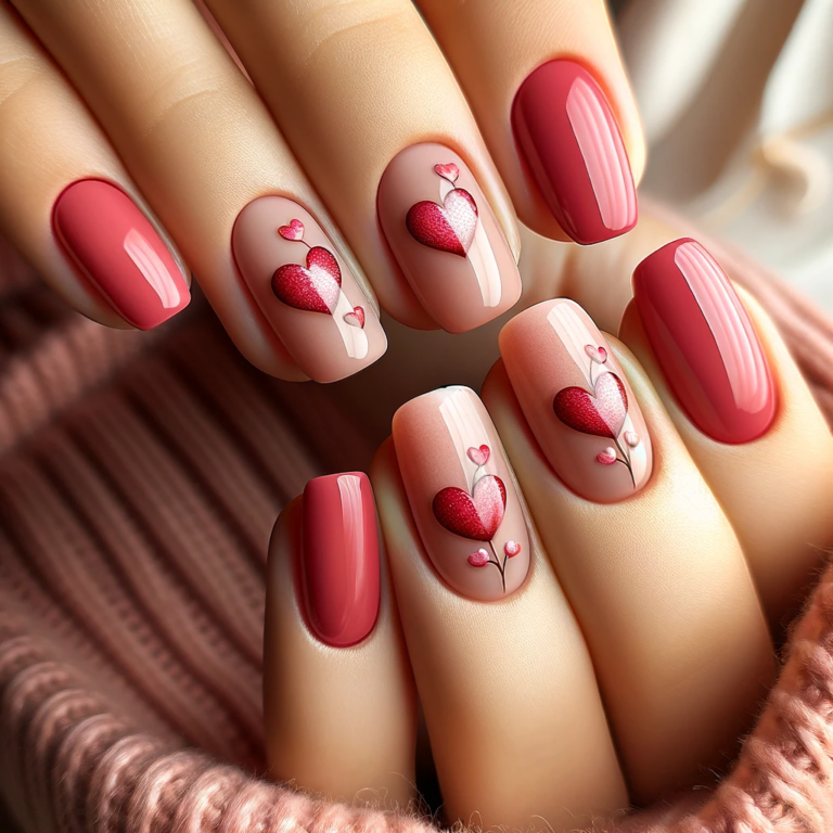39 Heart Nails That Will Make Your Heart Throb