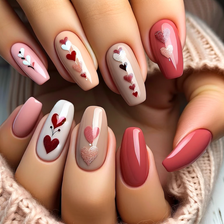 39 Heart Nails That Will Make Your Heart Throb