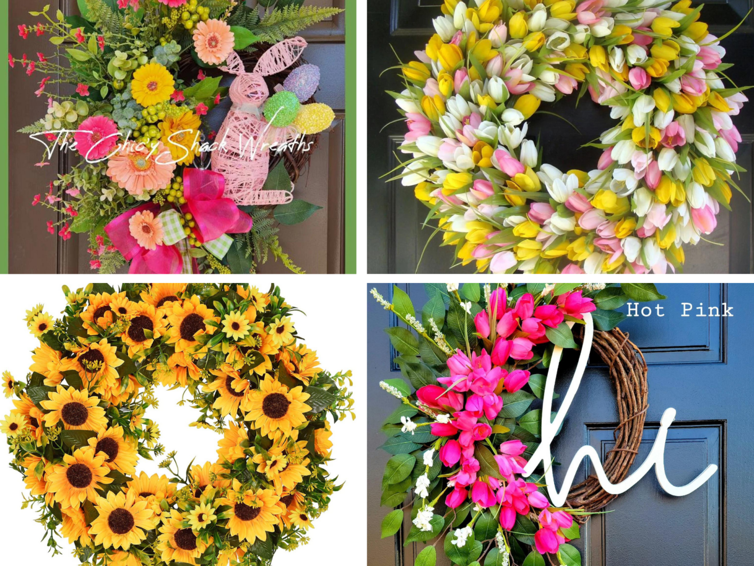 28 Unique And Welcoming Spring Wreath Ideas To Brighten Up Your Home