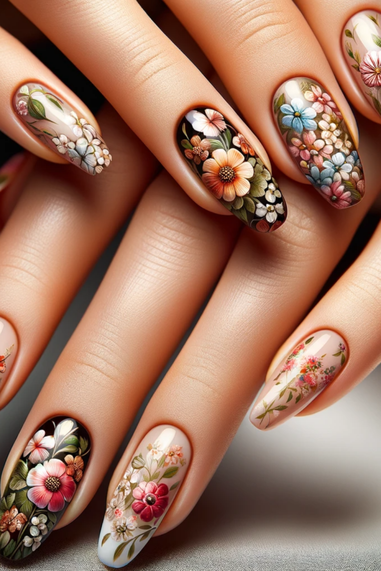39 Flower Nails That Are Absolutely Blooming