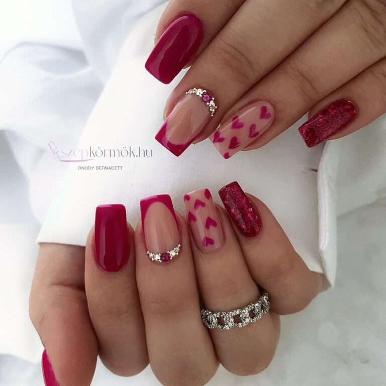39 Heart Nails That Will Make Your Heart Throb