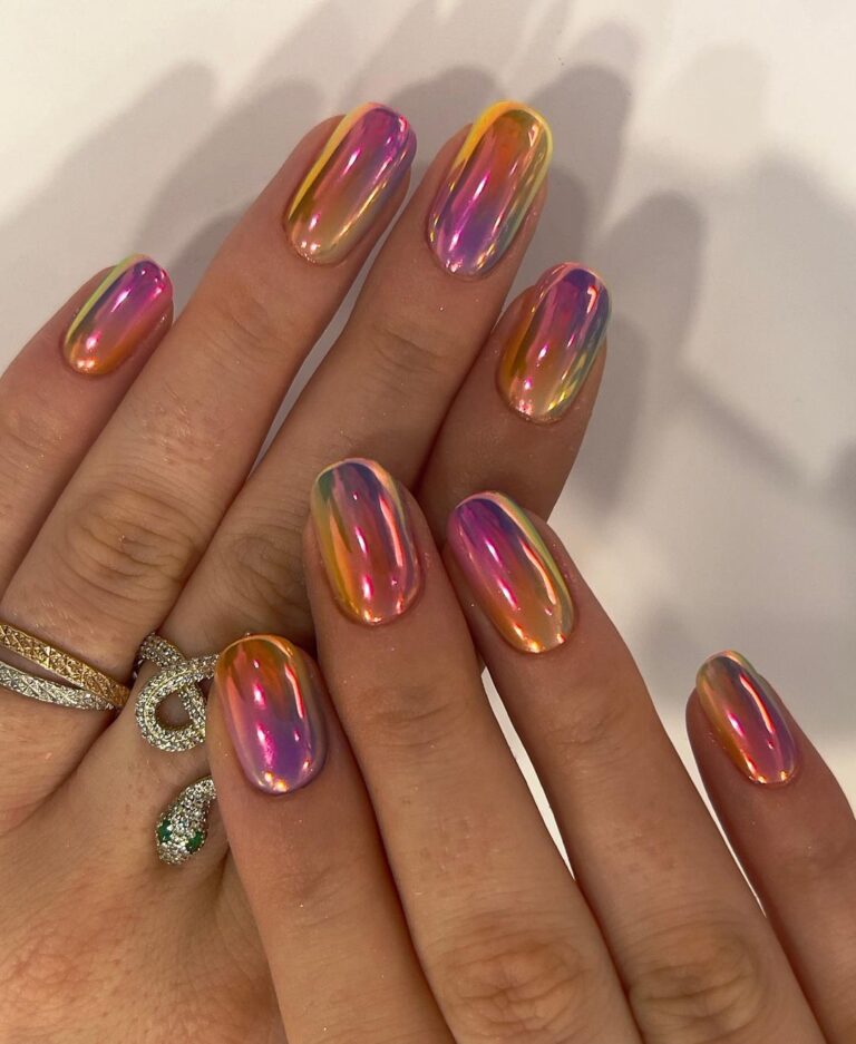 43 Chrome Nails To Indulge In The Shimmer
