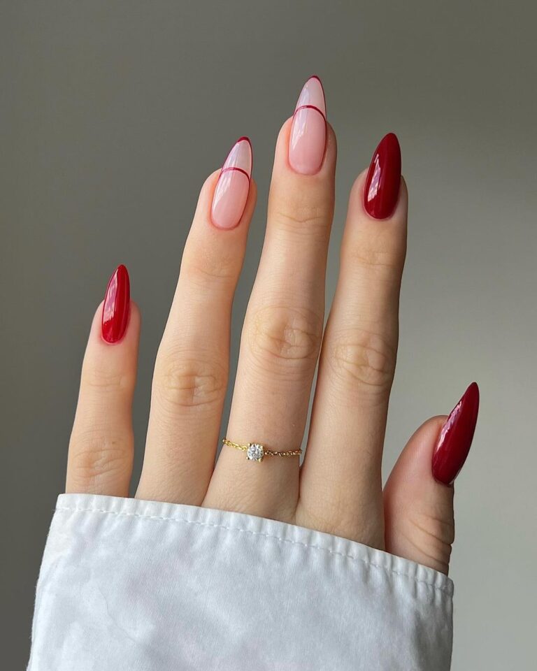 37 Red Nails That Are Fire Engine Hot