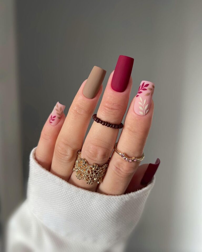 37 Red Nails That Are Fire Engine Hot