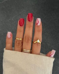 37 Red Nails That Are Fire Engine Hot