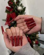37 Red Nails That Are Fire Engine Hot