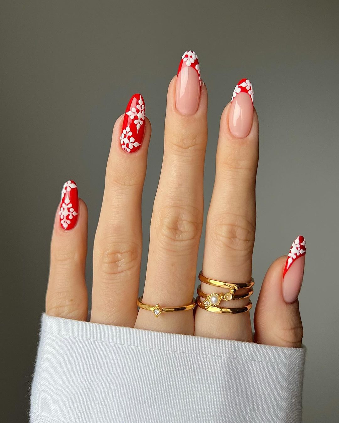 37 Red Nails That Are Fire Engine Hot
