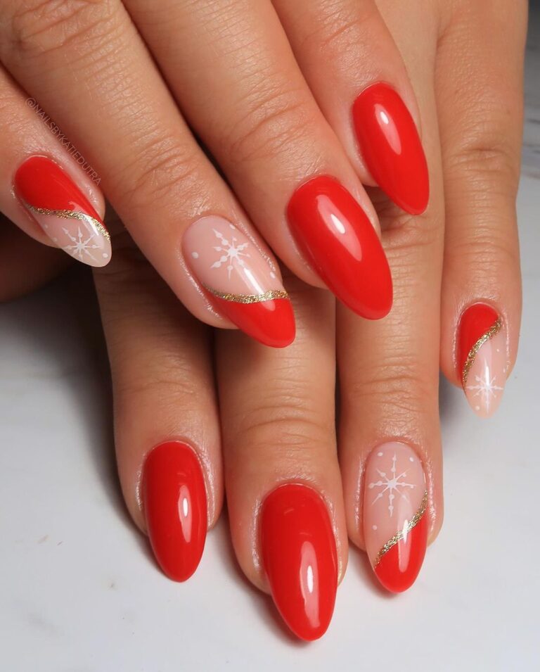 37 Red Nails That Are Fire Engine Hot