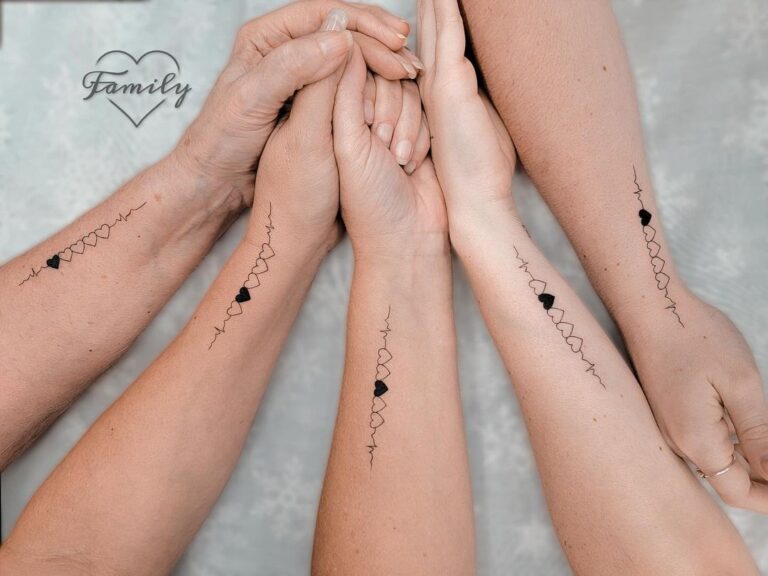 33 Meaningful Family Tattoo Ideas to Celebrate Your Unbreakable Bond