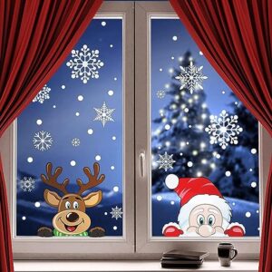 33 Christmas Window Decor Ideas To Bring The Jolly
