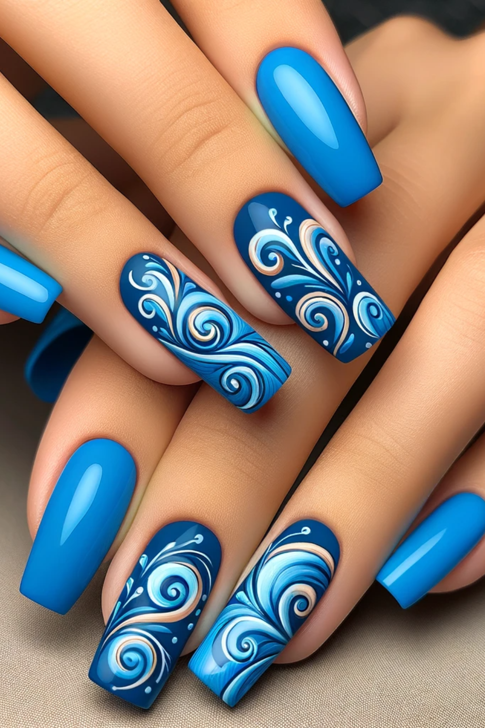 23 Cool, Classy & Bold: Blue Nail Ideas for Every Season